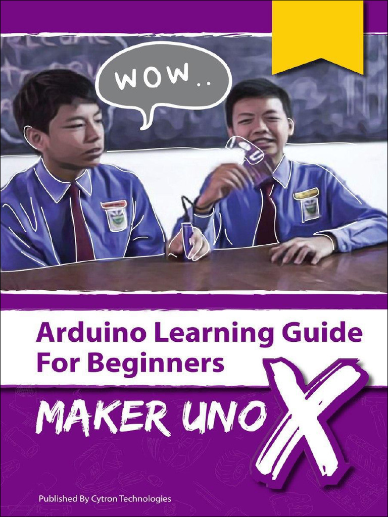 Arduino Learning Guide For Beginners Using Maker Uno X R15 Feb23 Download Free Pdf Arduino