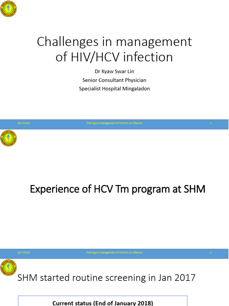 Challenges in Management of HIV HCV - 1 | PDF | Hepatitis C | Microbiology