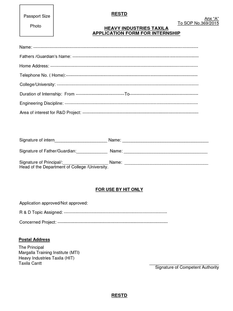 Security & Internship Form - 2018 | PDF | Justice | Crime & Violence