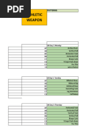 NSCA 1RM and Percentage Charts | PDF