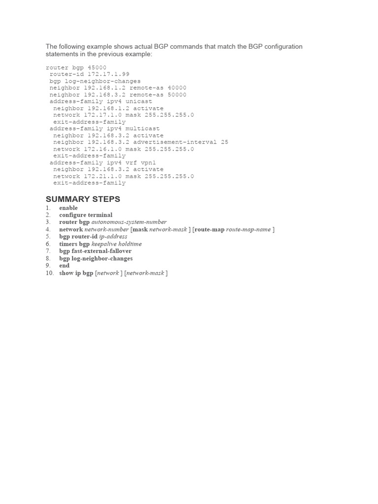 Summary Steps | PDF | Ip Address | Computer Science