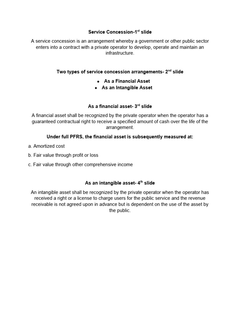 Service Concession | PDF