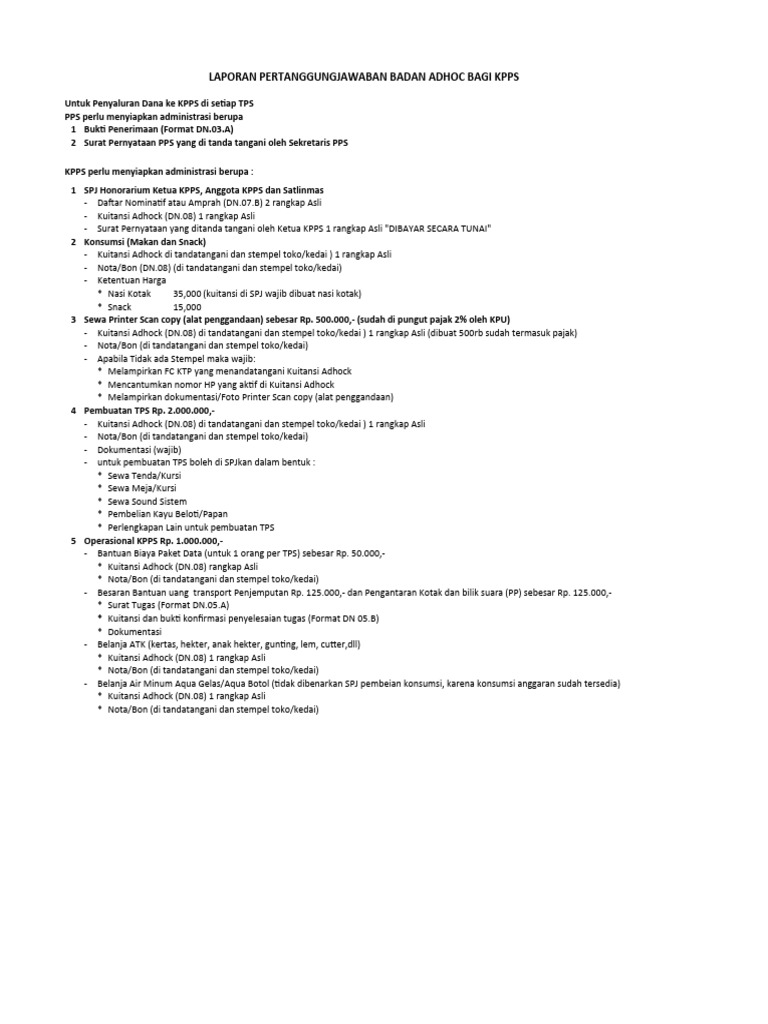 FORMAT LPJ KPPS (TPS 1) .Ok | PDF