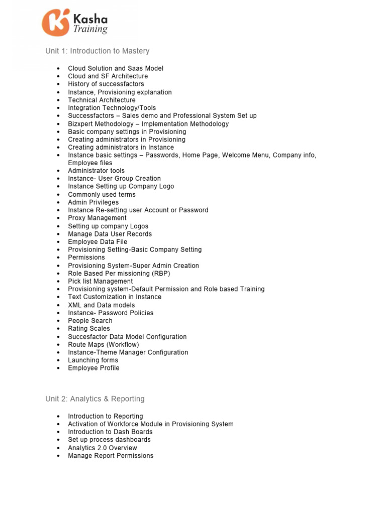 5 SAP Successfactors Online Training | Download Free PDF | Cloud ...