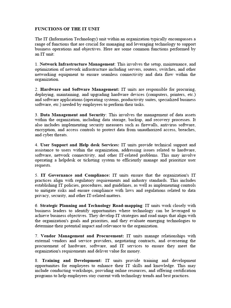 IT UNIT | PDF | Computer Network | Information Security