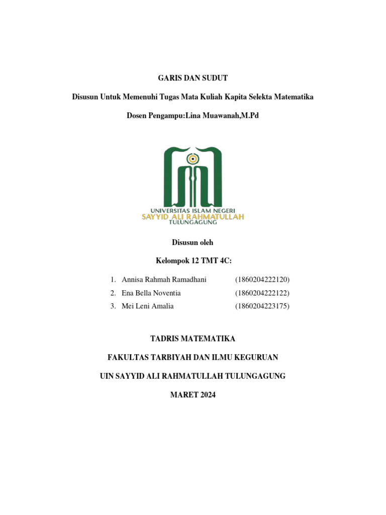12.garis Dan Sudut | PDF | Metode & Bahan Ajar