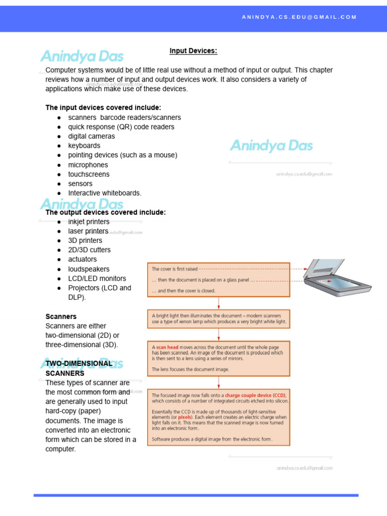 Input Devices | PDF | Image Scanner | Barcode