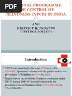 NPCBVI | PDF | Visual Impairment | Ophthalmology