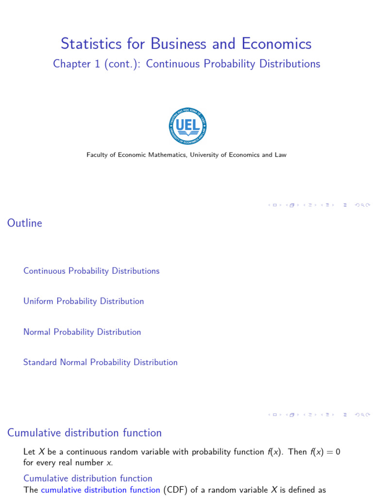 SLIDES Probability-Part3 | PDF | Normal Distribution | Probability Distribution