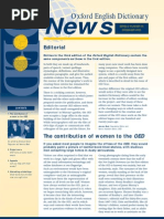 Oxford English Dictionary Overview | PDF