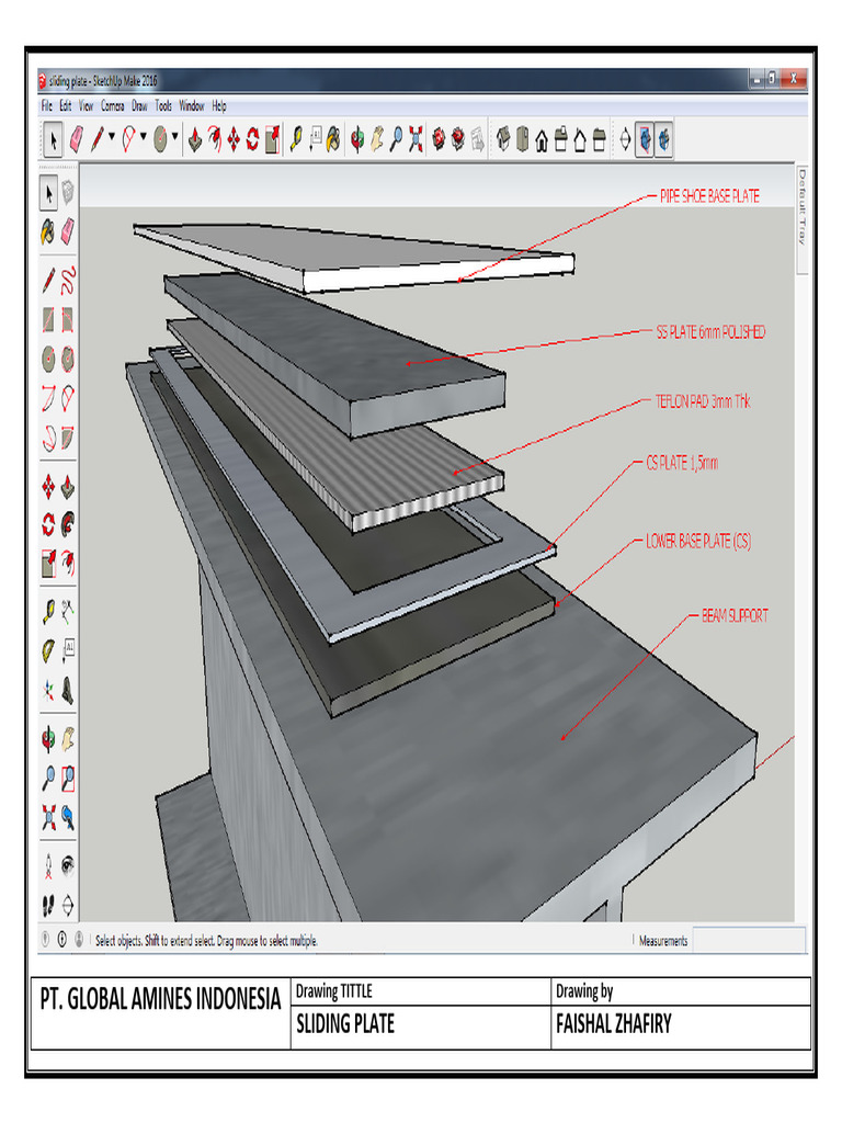 Sliding and Base Plate Drawings | PDF