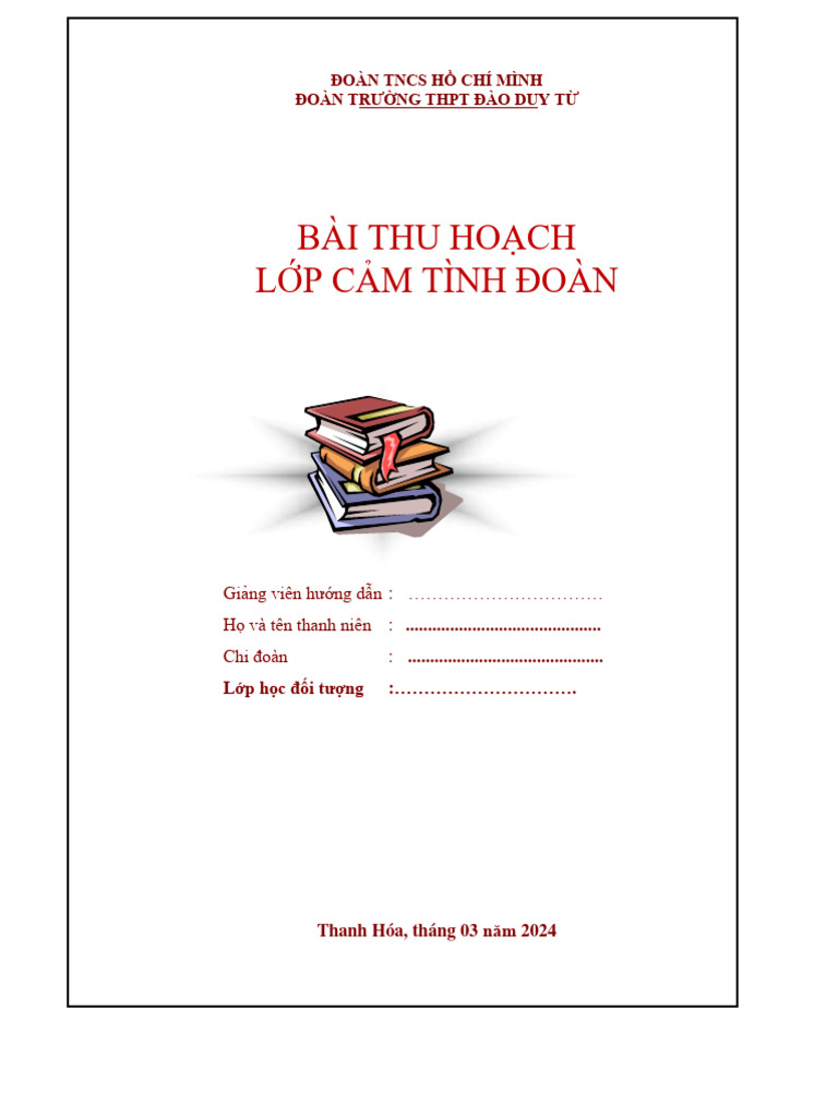 Bai Thu Hoach Doan | PDF