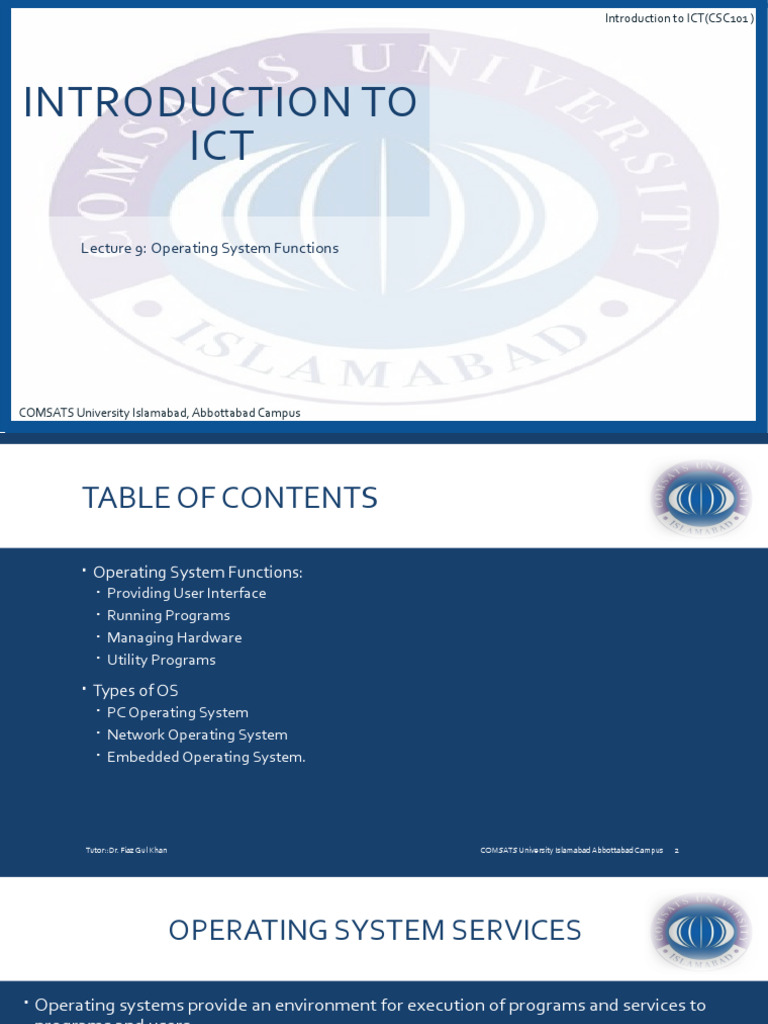 Lecture 09 Operating System Functions Pdf Graphical User Interfaces Operating System 1260