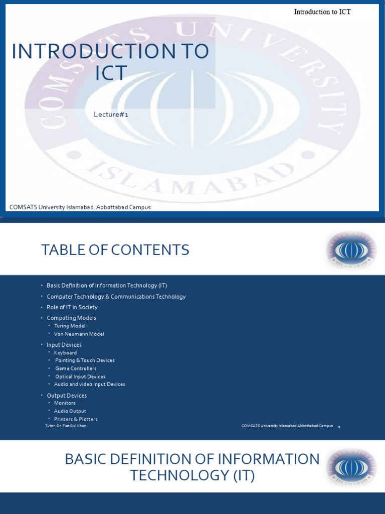 Lecture#1 | PDF | Printer (Computing) | Computer Monitor