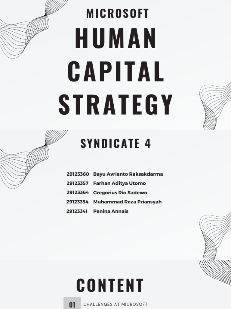 Microsoft (Syndicate 4) | PDF | Employee Retention | Innovation