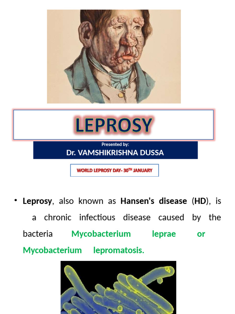 Leprosy 200223154606 | PDF | Leprosy | Infection