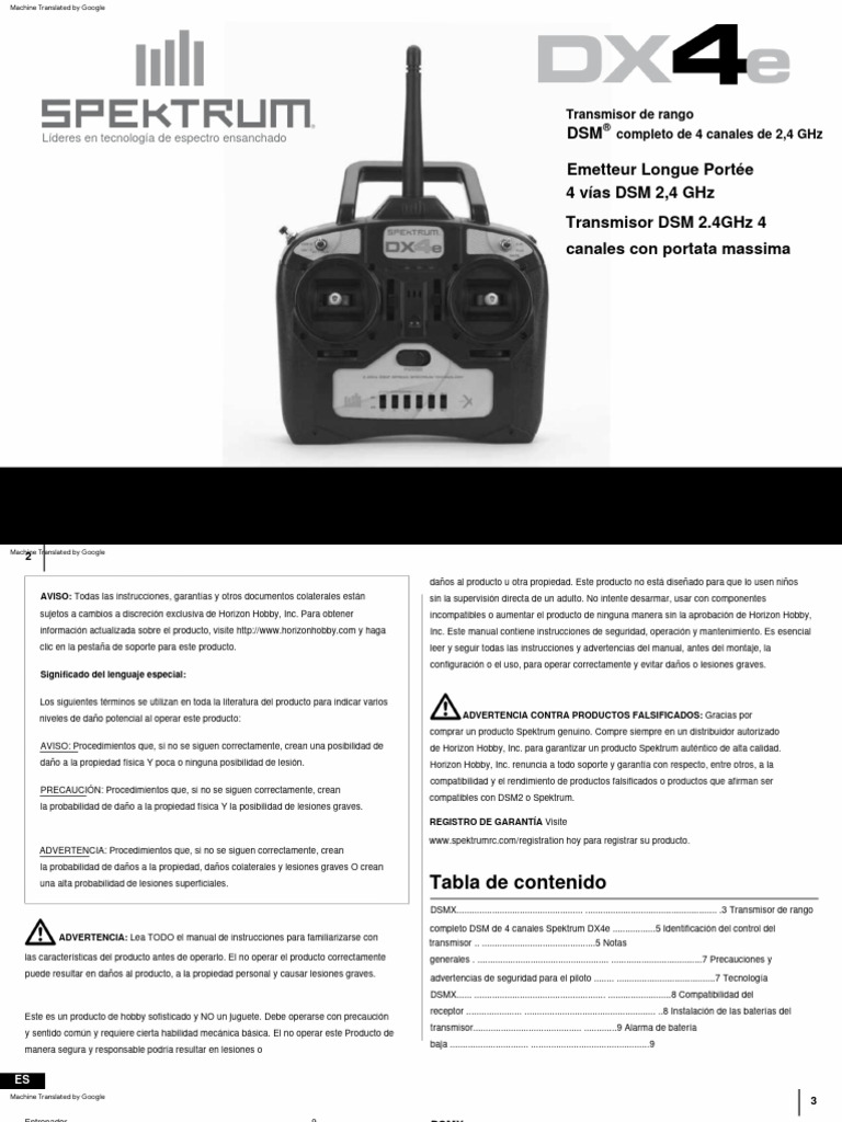 Emisora Spectrum SPMR4400 Manual | PDF | Cambiar | Superficies de ...