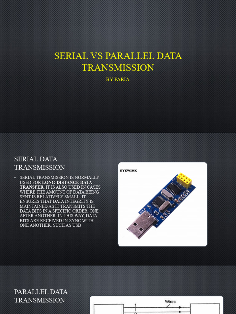 Serial Vs Parallel Data Transmission (Computer Science Igcse/olevel ... Serial Vs Parallel Data Transmission (Computer Science Igcse/olevel ...