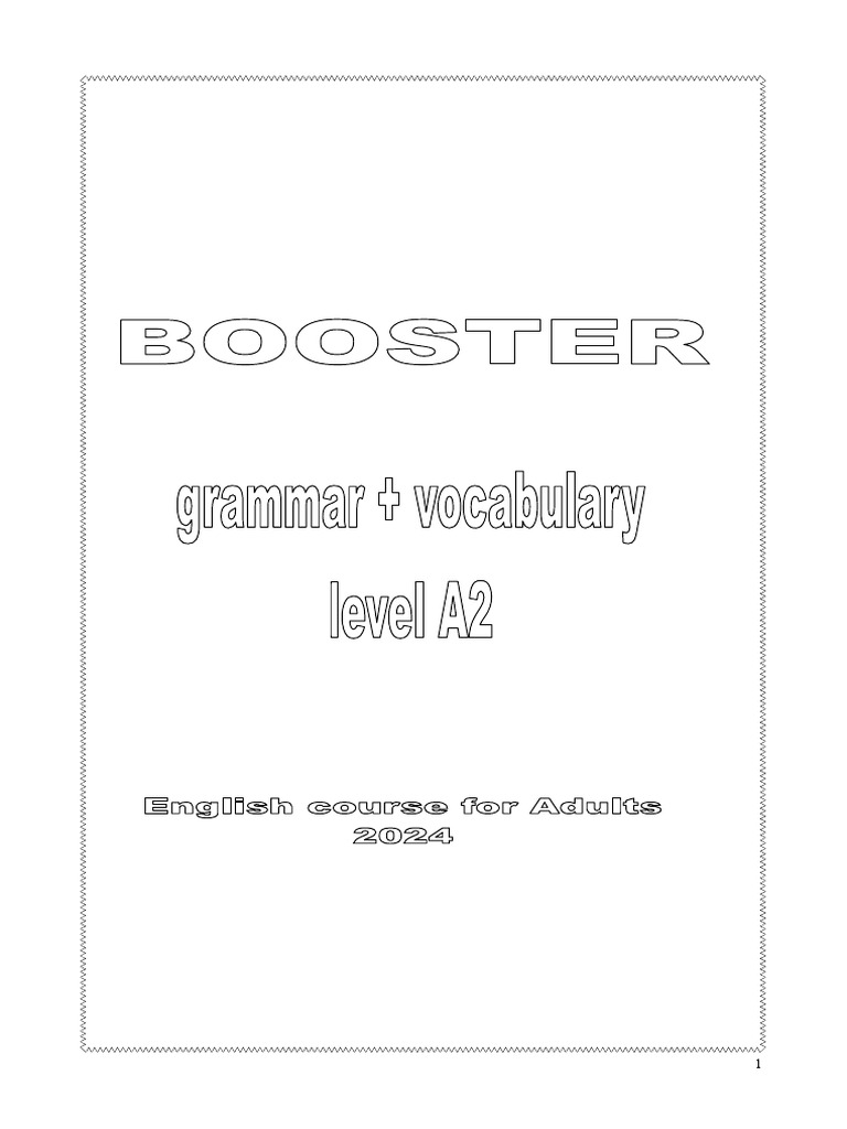 Booster Level A2 - PAST SIMPLE 1 | Download Free PDF | Car Rental | Vehicles