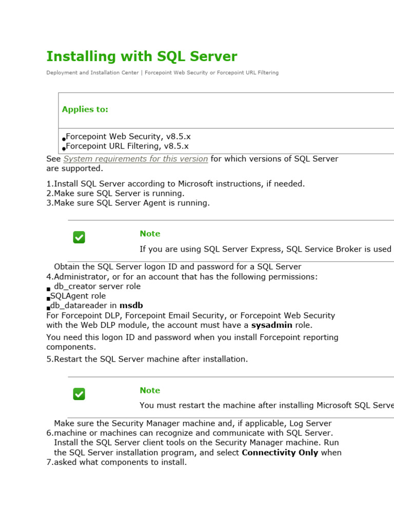 FP web security SQL server | PDF | Microsoft Sql Server | World Wide Web