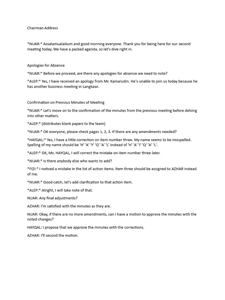 Chairman Address | PDF