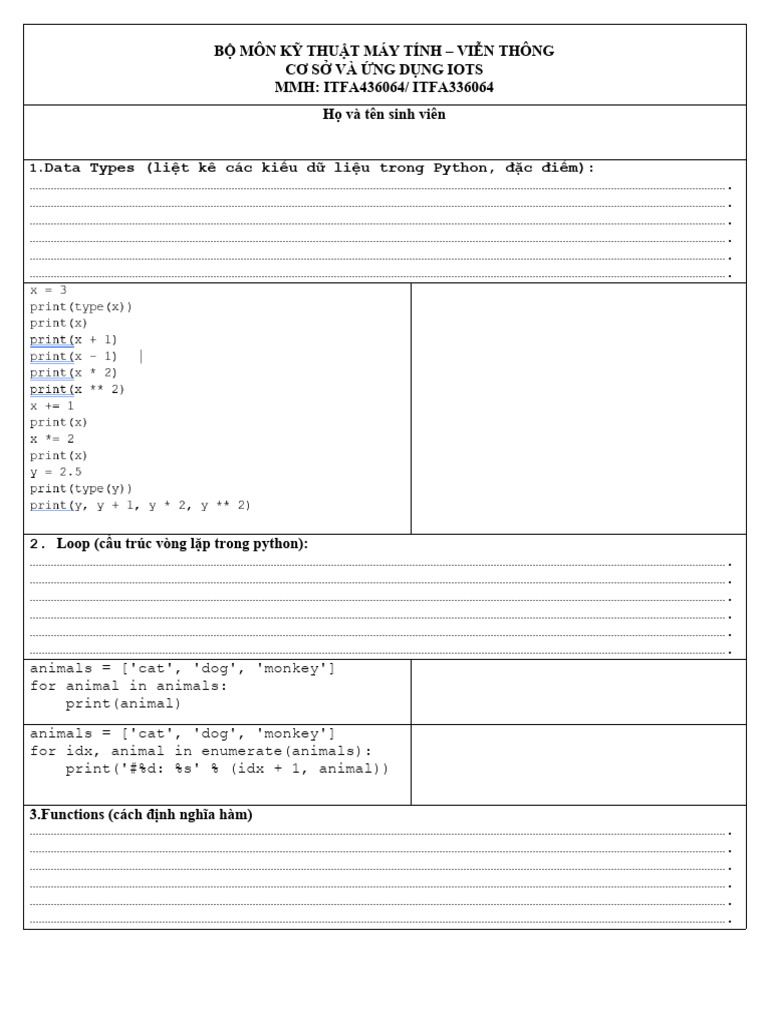Review Math Python Numpy Matplotlib | PDF