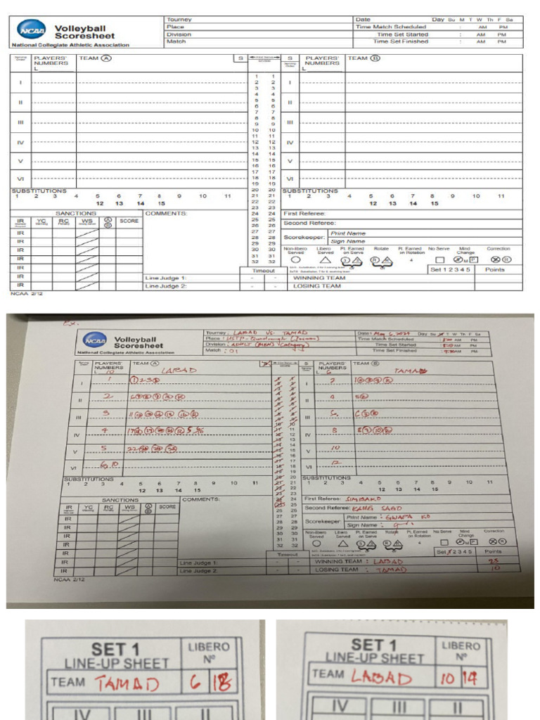 Score Sheets | PDF