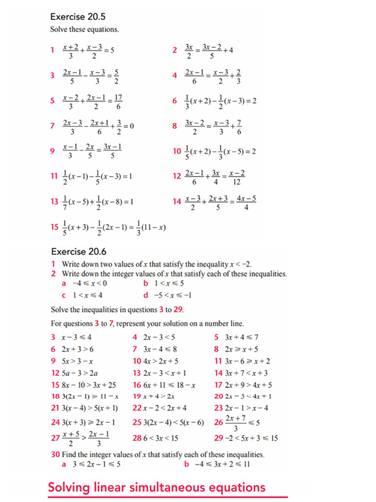Solving Equation Algebra | PDF