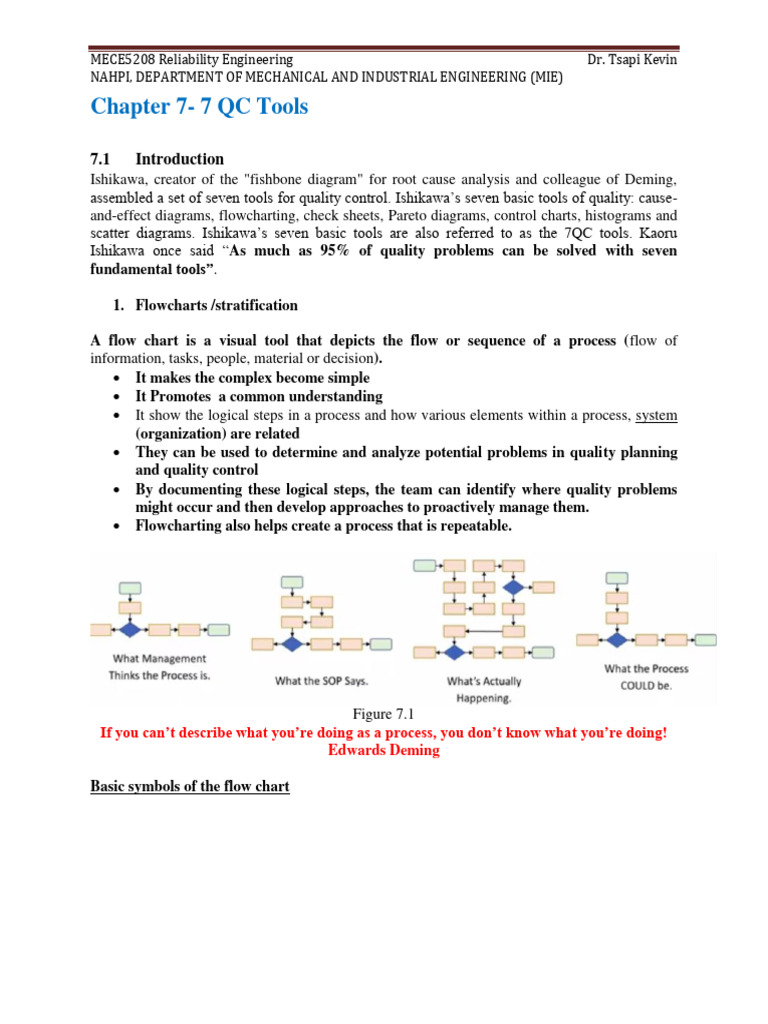 Chapter 7-Process Control and Capability - Students | PDF | Teaching Methods & Materials