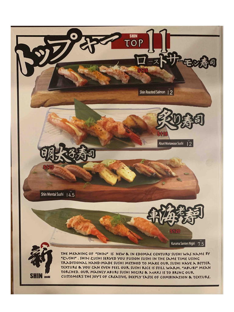 Shin Sushi | PDF