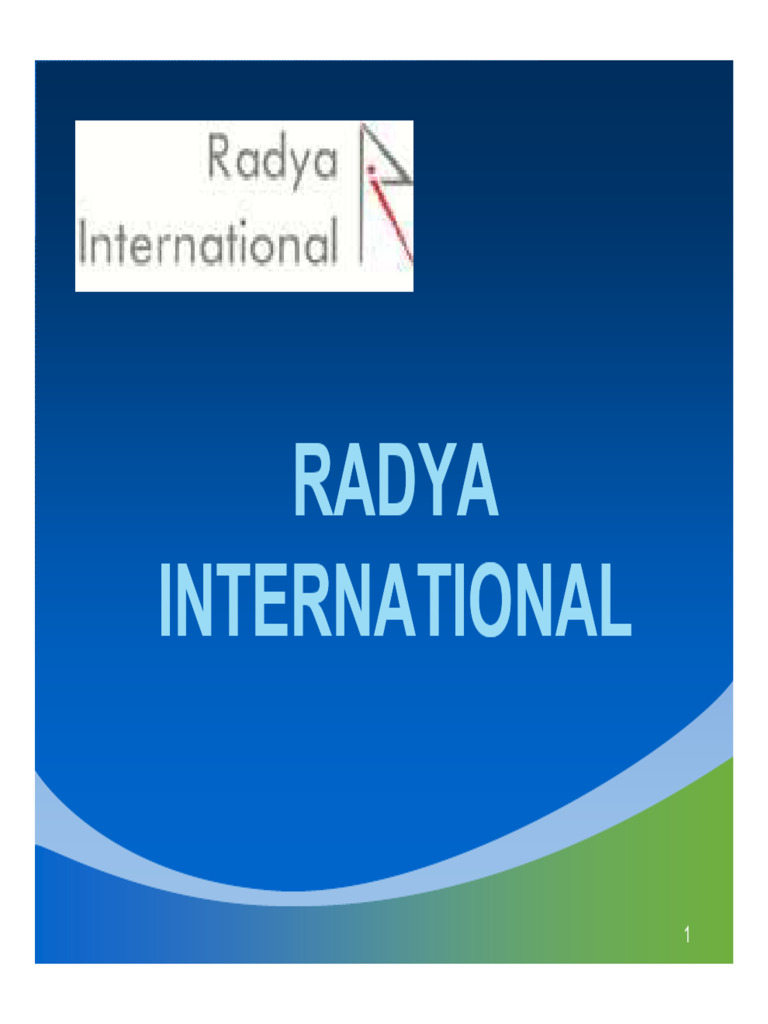 Radya International Profile | PDF | Insulator (Electricity) | Fuse ...