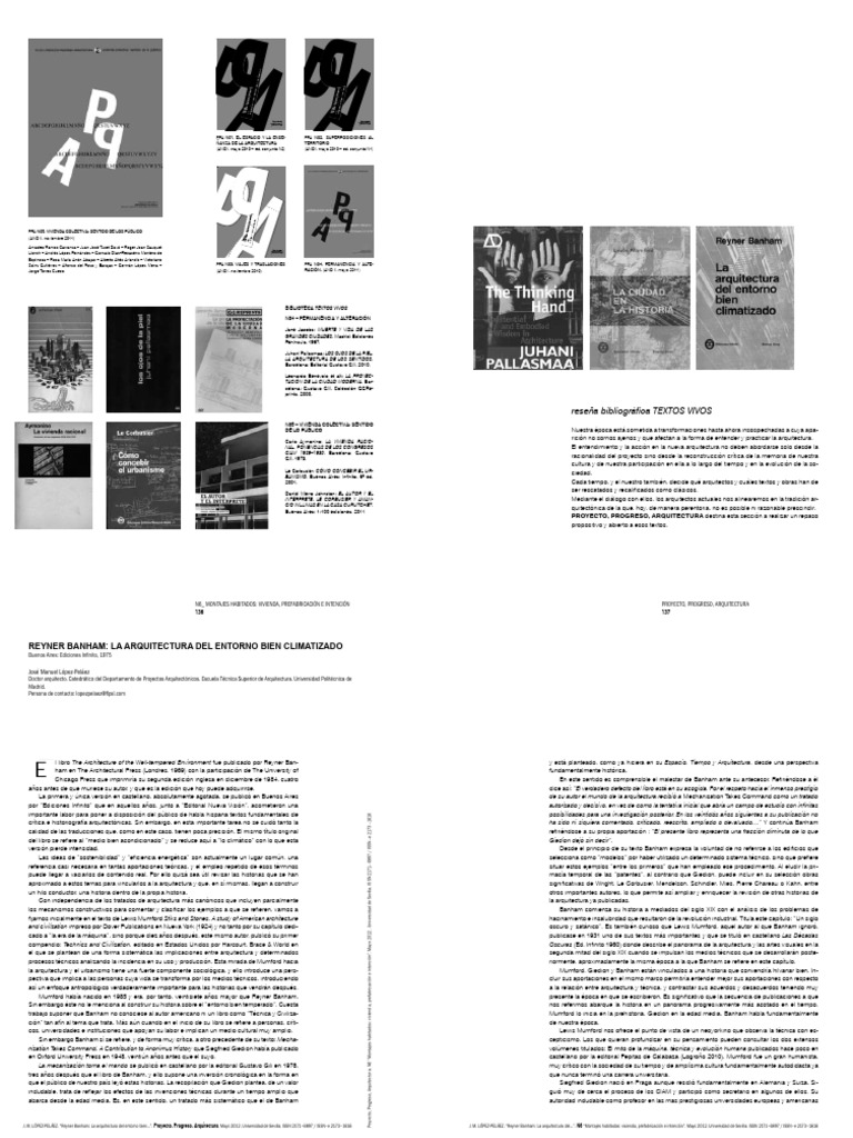 Reyner Banham La Arquitectura Del Entorno Bien Cli | PDF | Educación en ... Reyner Banham La Arquitectura Del Entorno Bien Cli | PDF | Educación en ...