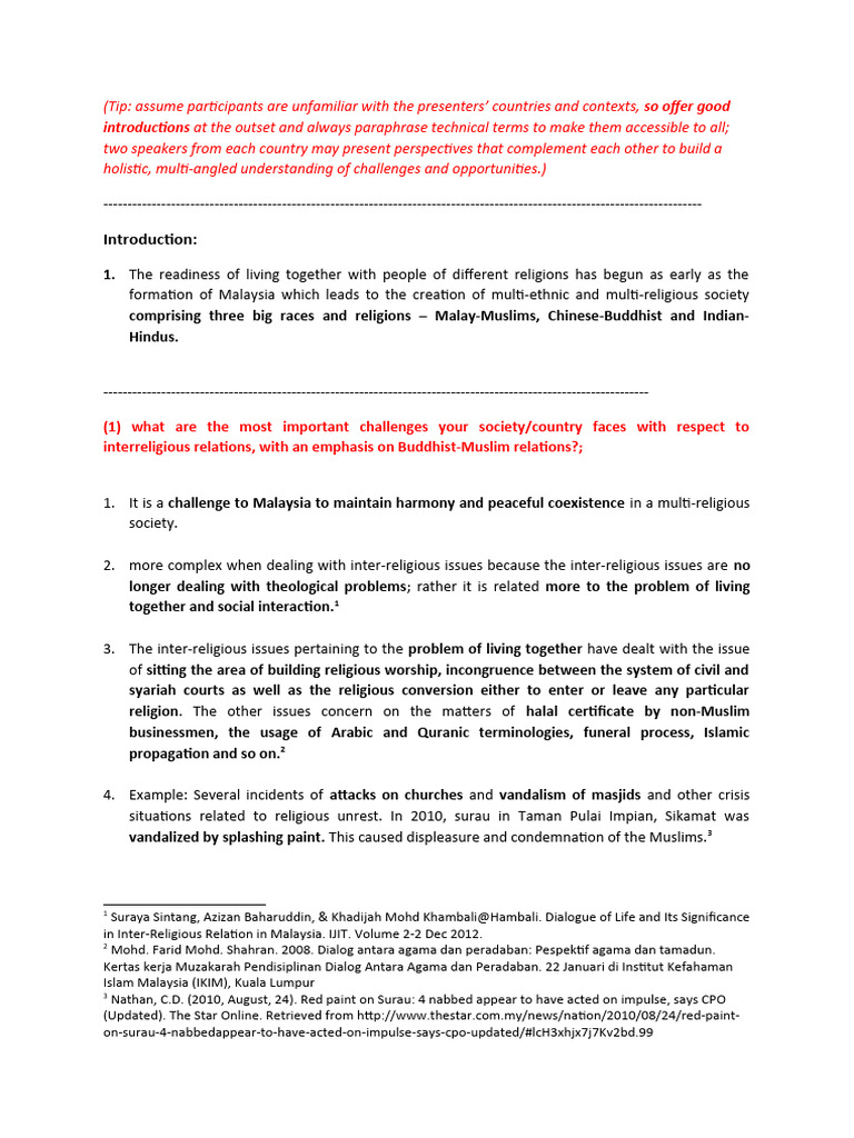 Buddhist-Muslims | PDF | Interfaith Dialogue | Mosque