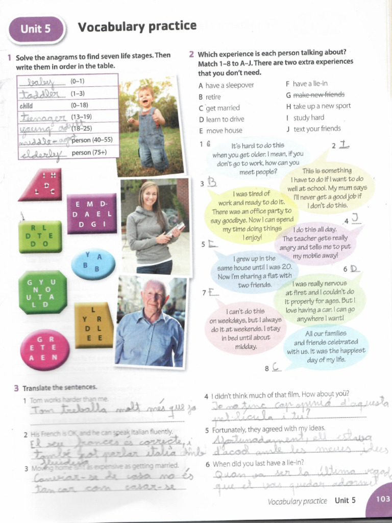 Workbook Joan Pag103 | PDF
