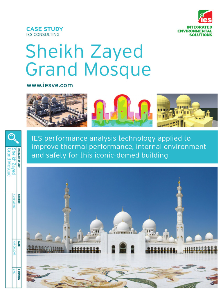 Ies Case Study Grand Mosque Single Pages | PDF | Simulation | Building ...