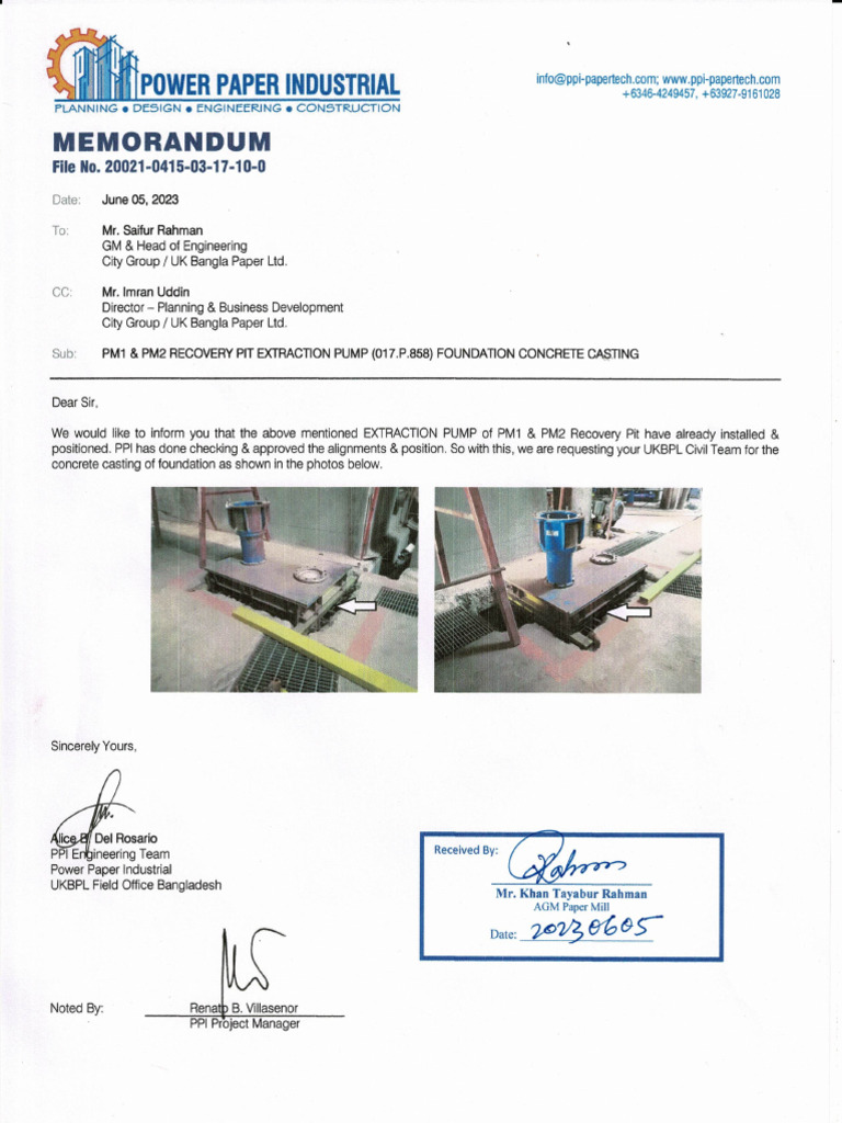 20021-0415-03-17-10-0 - PM1 & PM2 Recovery Pit Extraction Pump ...