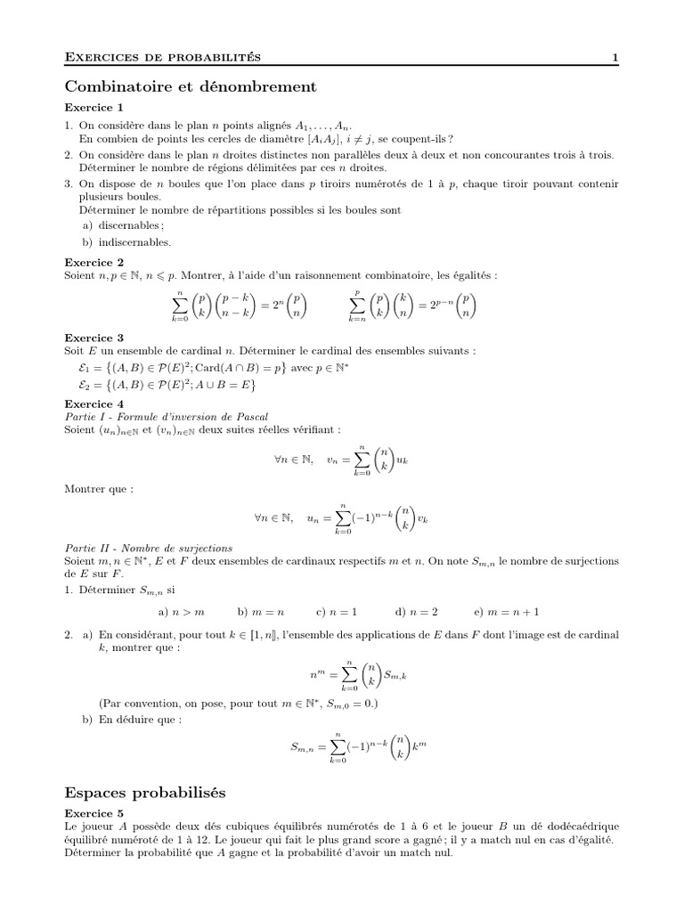 TD 4 | PDF | Variance (mathématiques) | Espérance mathématique