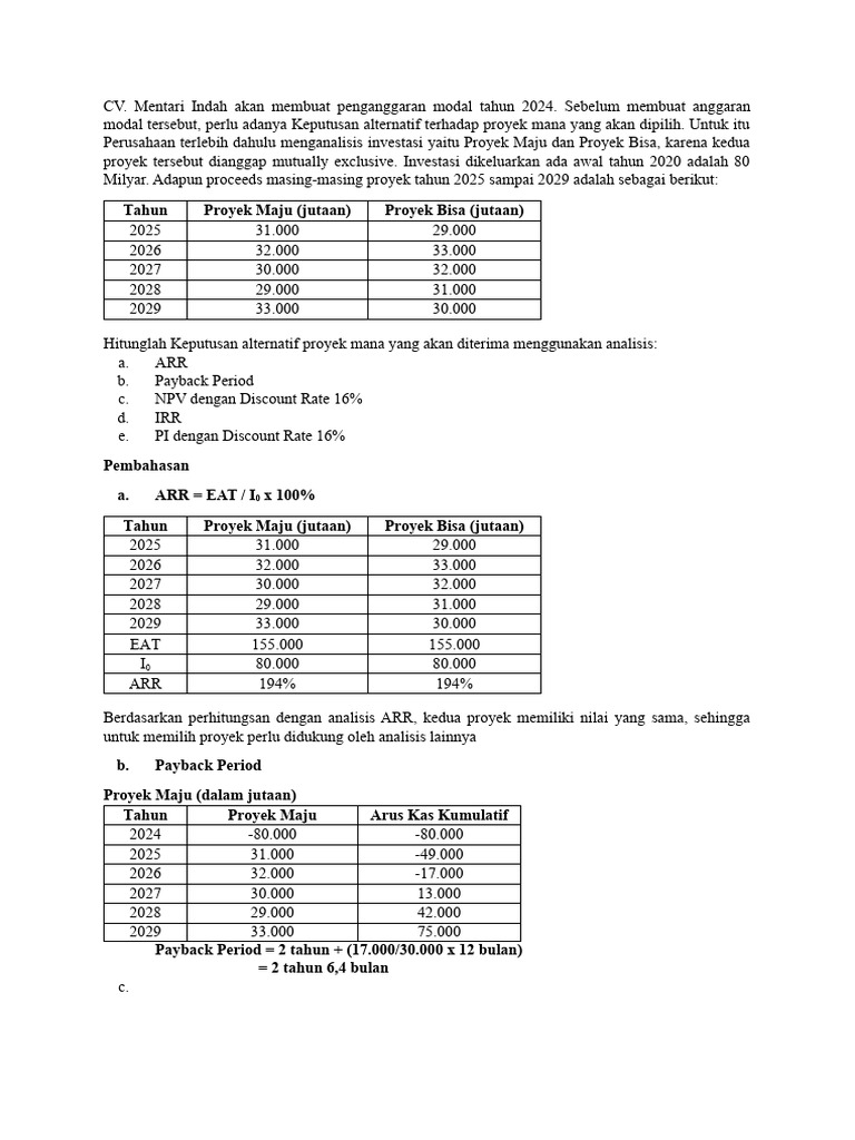 Soal 3 Akmen Revisi | PDF