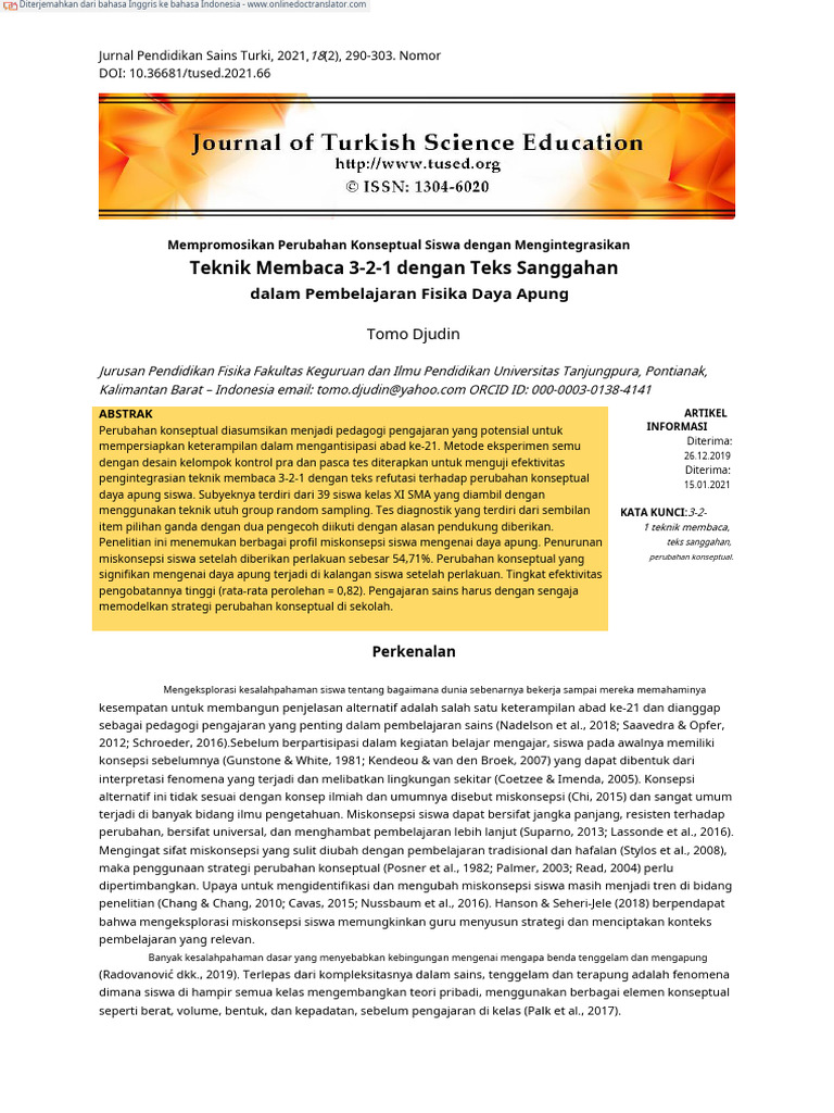 Admin,+8.+734 Article+Text 4286 1 18 20210623+ (1) .En - Id | PDF | Sains & Matematika