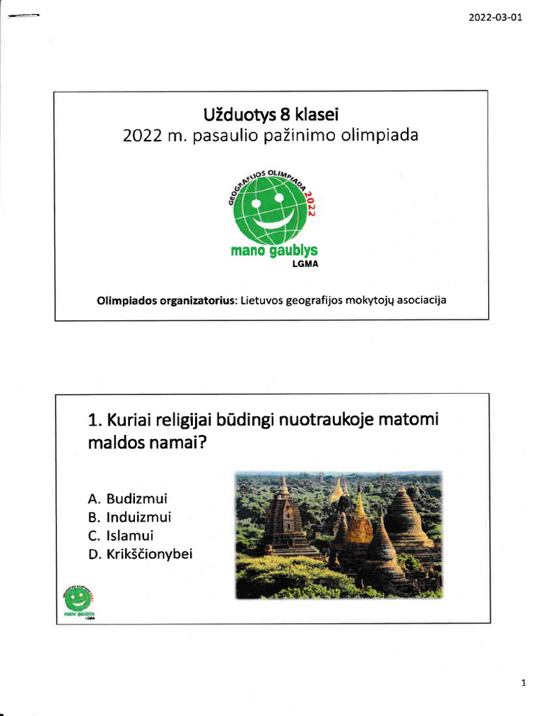 Mano Gaublys 2022 8 Kl. | PDF