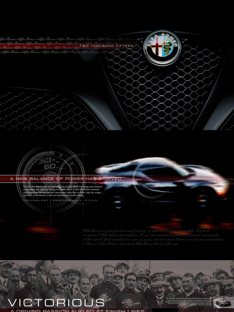 NAIAS Ebrochure AlfaRomeoSpider | PDF | Motor Vehicle | Vehicles