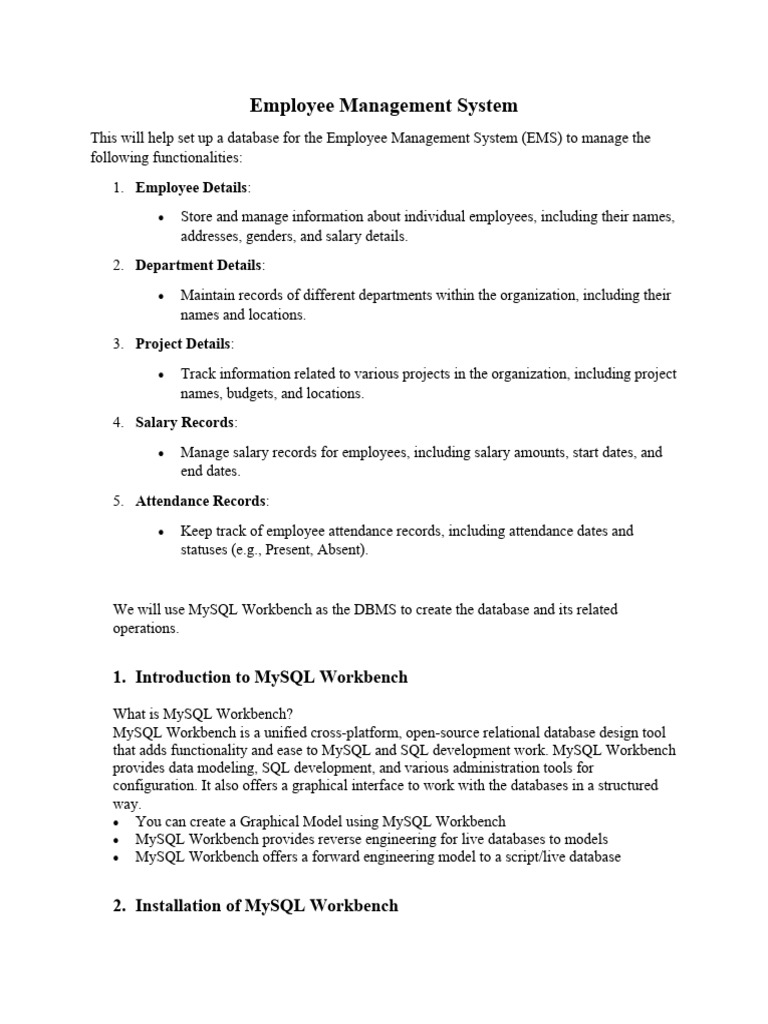 project | PDF | My Sql | Databases