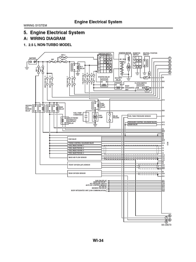 Dokumen - Tips Engine Electrical System Wiring System 5 Engine | PDF | Throttle | Manufactured Goods