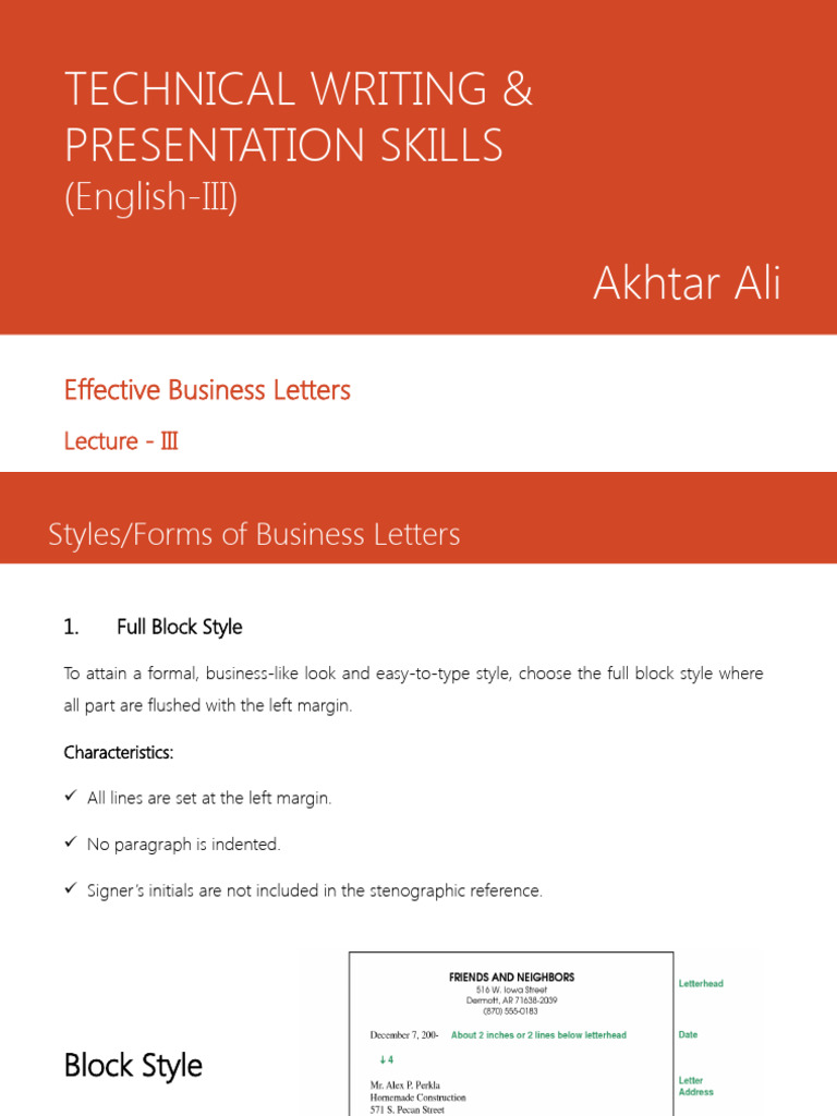Effective Business Letters - 3 | PDF | Document | Text