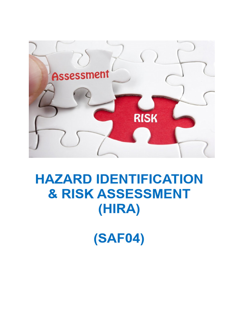 HAZARD IDENTIFICATION 0 RISK ASSESSMENT (HIRA) - Final | PDF | Risk | Risk Assessment