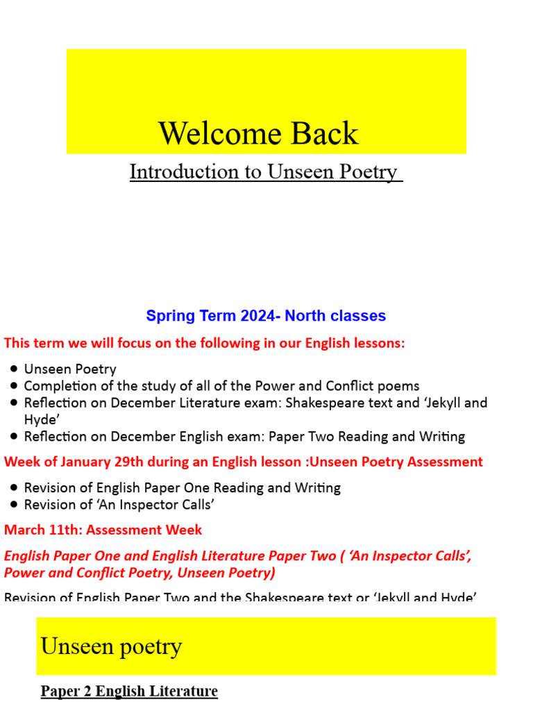 Unseen Poetry: Jumper & Handbag Analysis | PDF | Knitting | Poetry