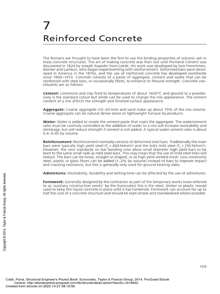 Structural Engineer's Pocket Book Eurocodes - (Chapter 7 Reinforced ...