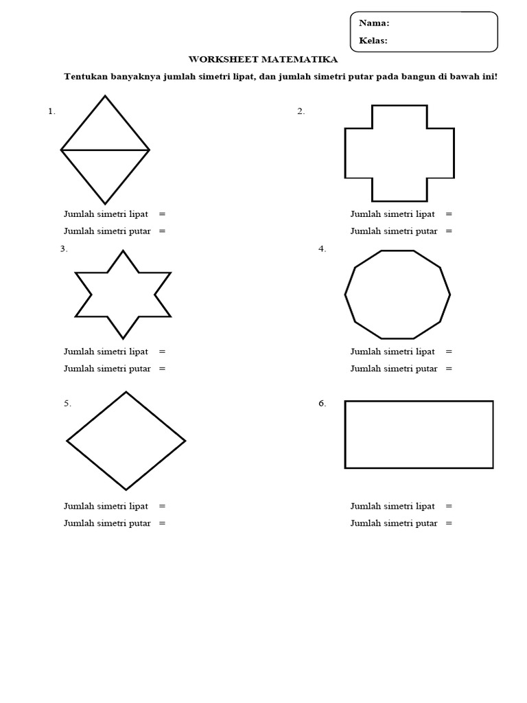 Simetri Bangun dan Nilai PPKn | PDF | Metode & Bahan Ajar