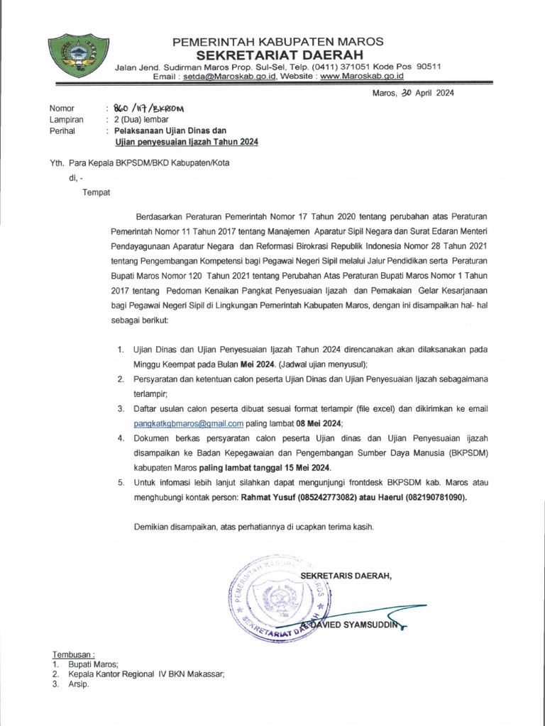 SURAT EDARAN UDI UPI 2024 | PDF