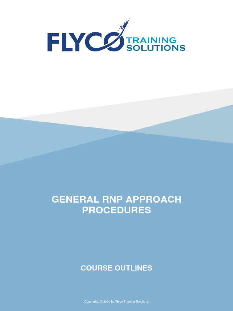 General RNP Approach Procedures | PDF | Navigation | Aircraft